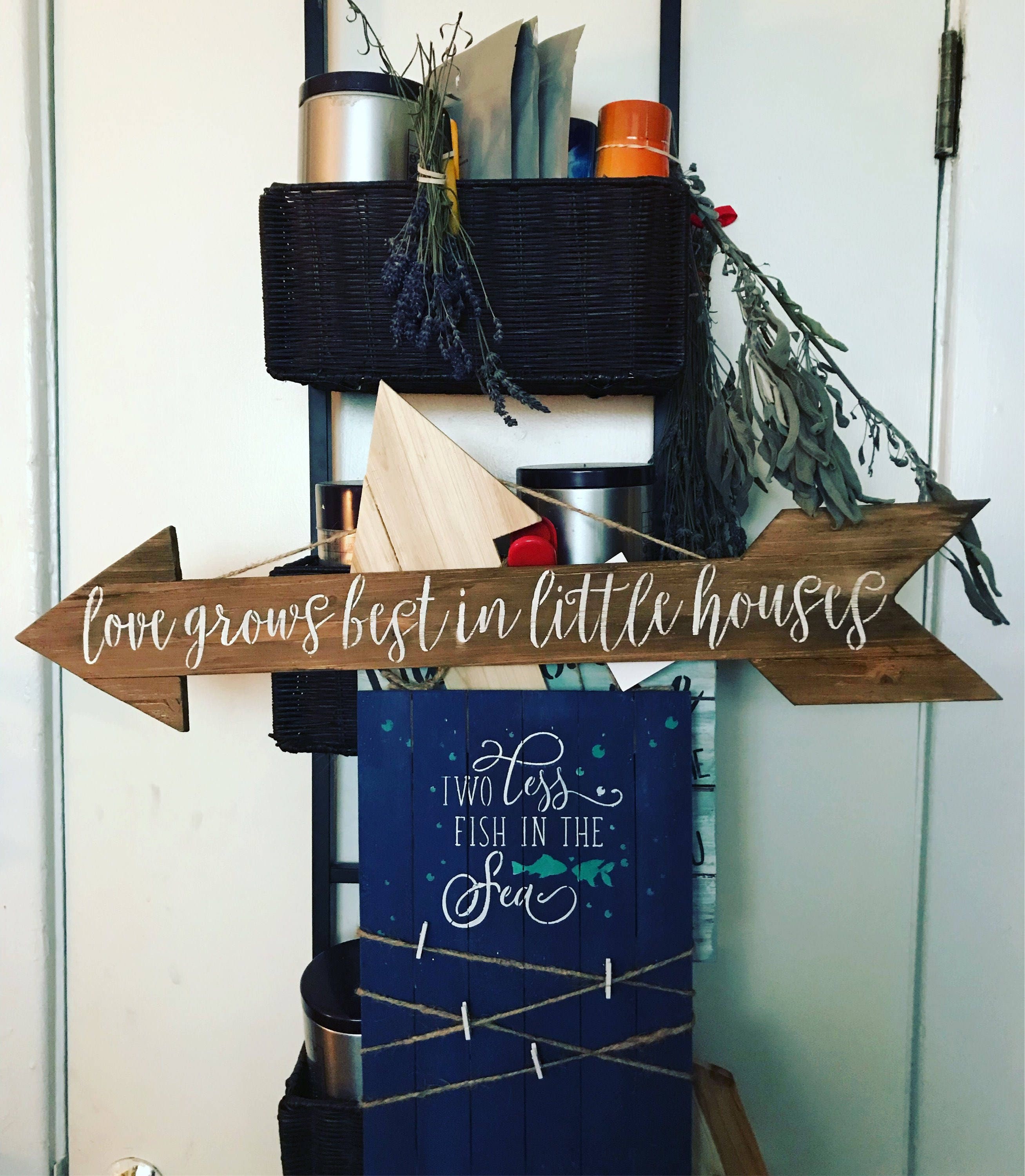 Two less fish in the sea Wedding sign Engagement | Etsy