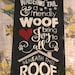 Dog Wisdom, Dog Sign, Puppy Sign, Dog Lover, Custom Pet Signs, Hand ...