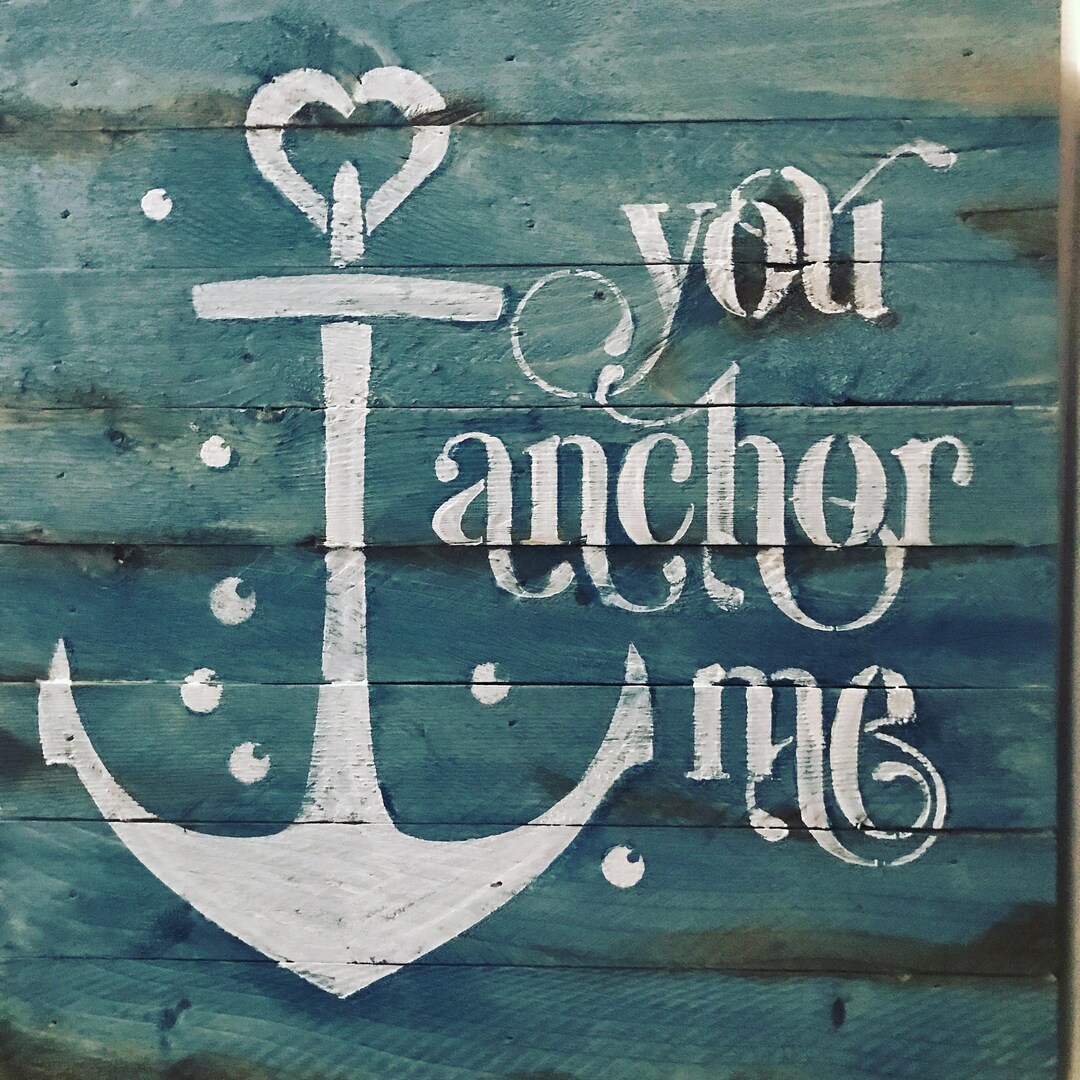 You Anchor Me, Wedding, Engagement, Anniversary, Coastal Decor, Beach ...