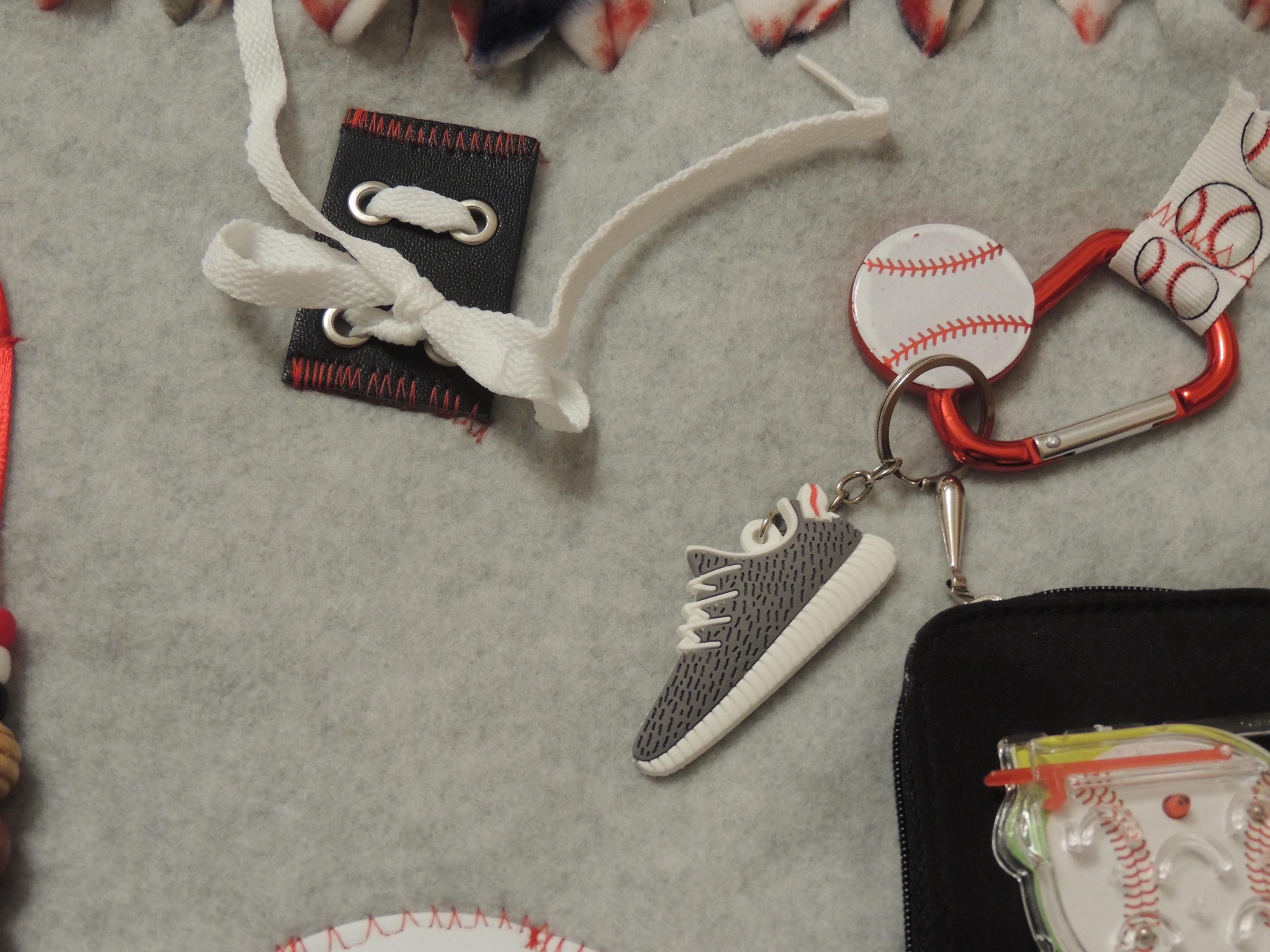 Fleece Fidget Sensory Mat Dementia BASEBALL Theme - Etsy