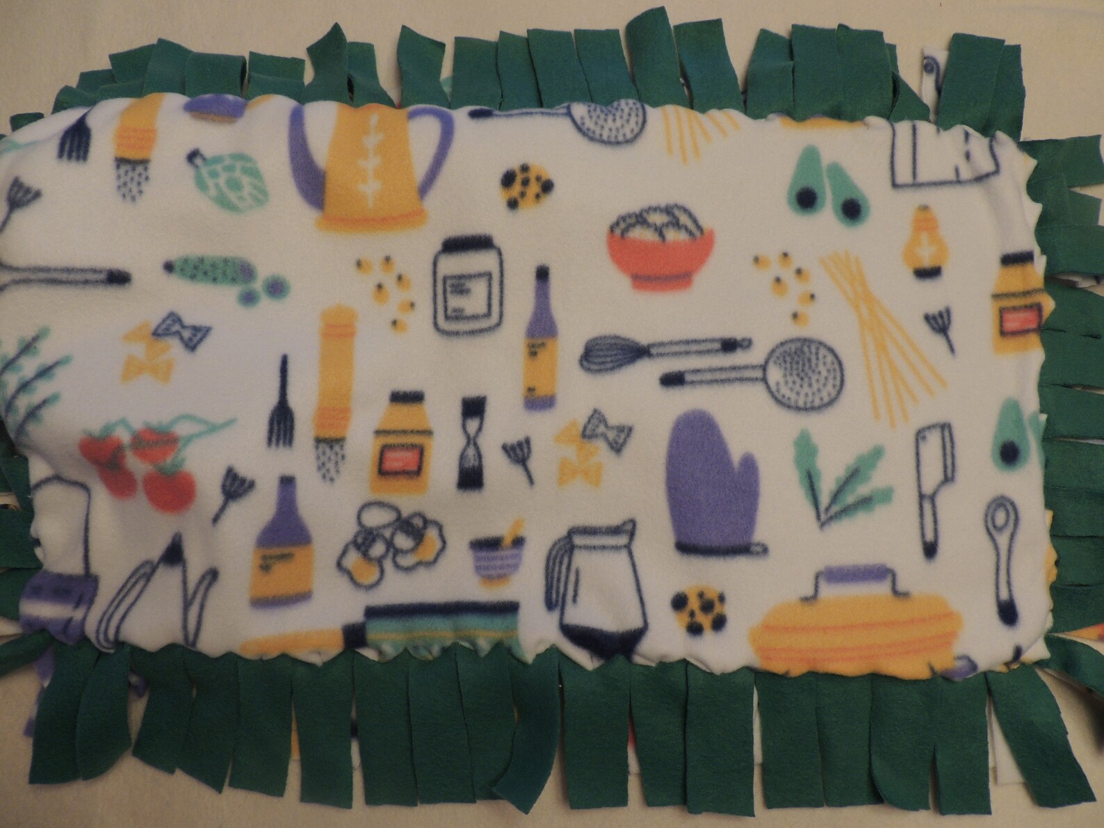 Fidget Mat Fleece Dementia FOOD COOKING - Etsy