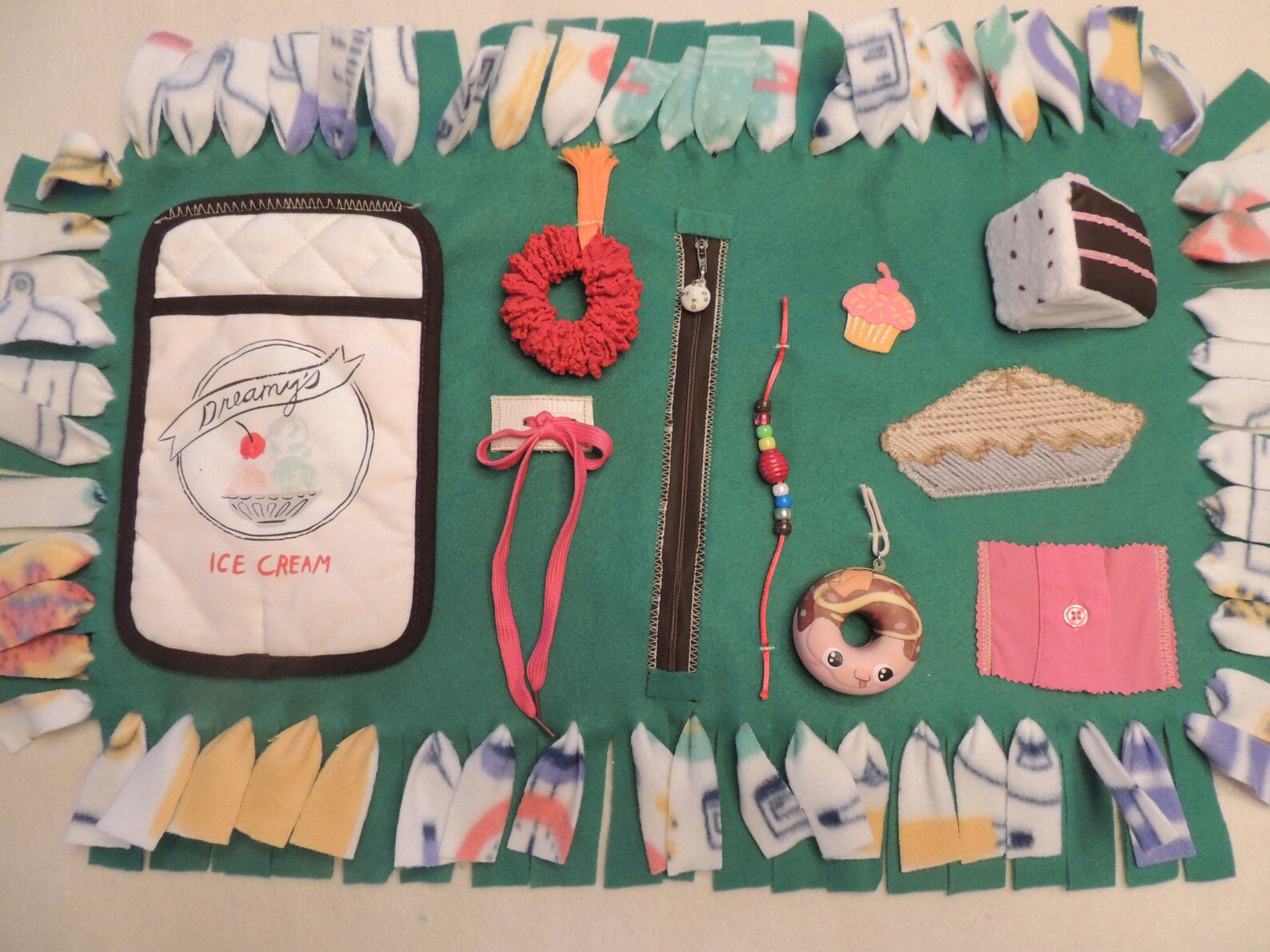 Fidget Mat Fleece Dementia FOOD COOKING - Etsy