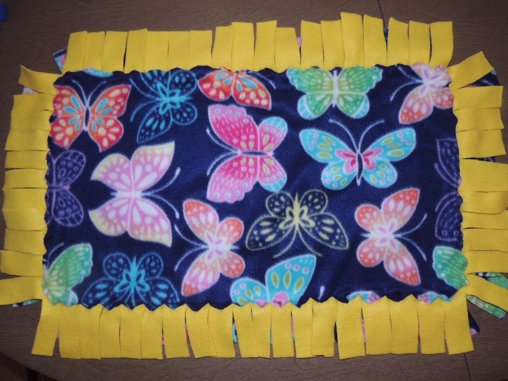 Handmade Fleece Fidget Mat Dementia BUTTERFLY Theme - Etsy