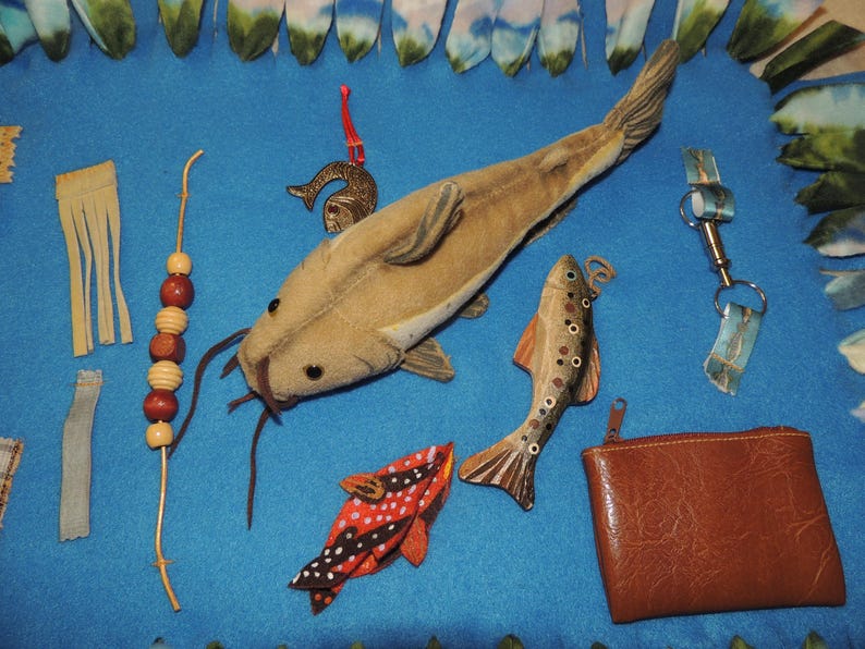 Fidget Mat Dementia FISHING Theme - Etsy