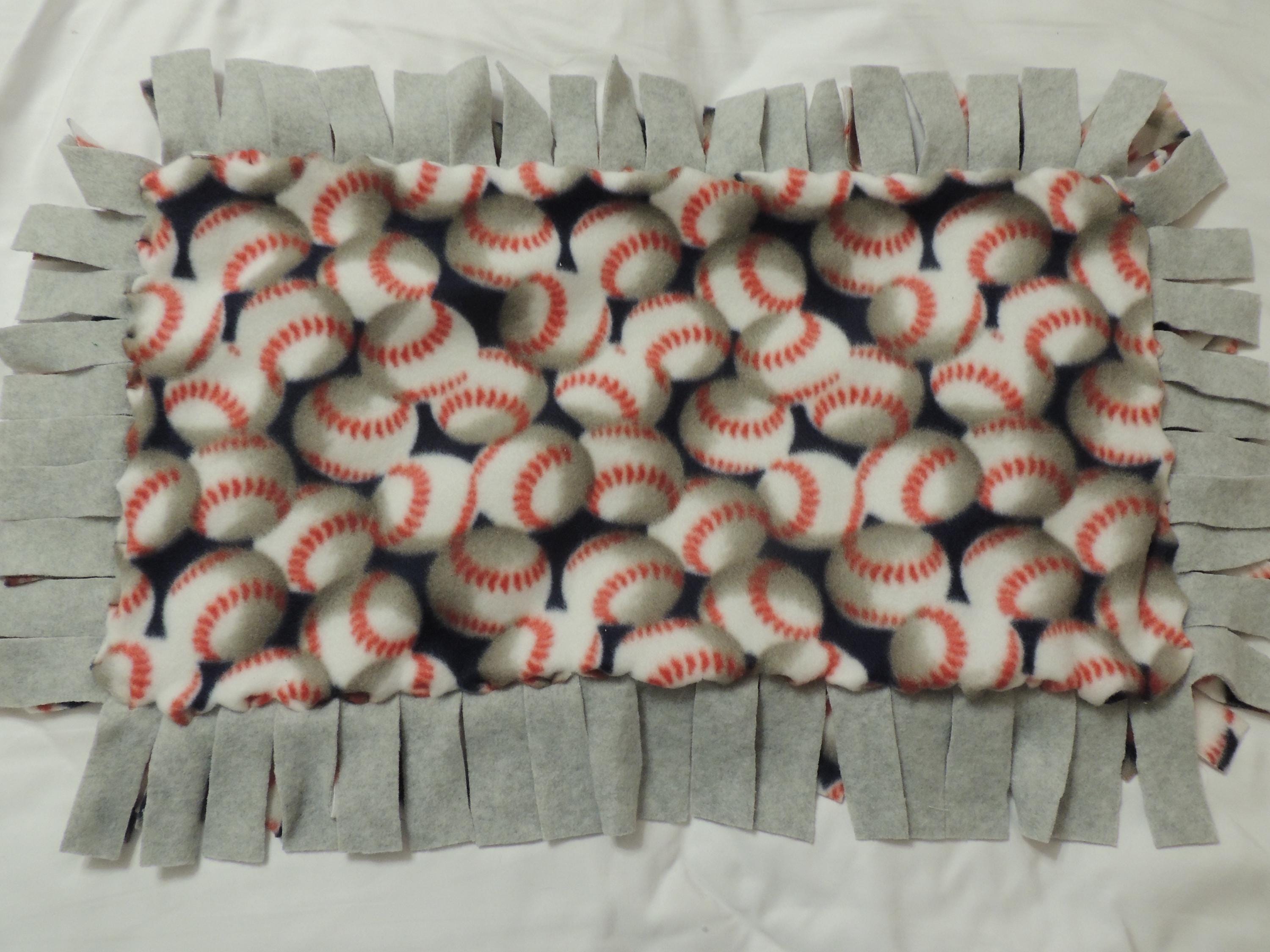 Fleece Fidget Sensory Mat Dementia BASEBALL Theme - Etsy