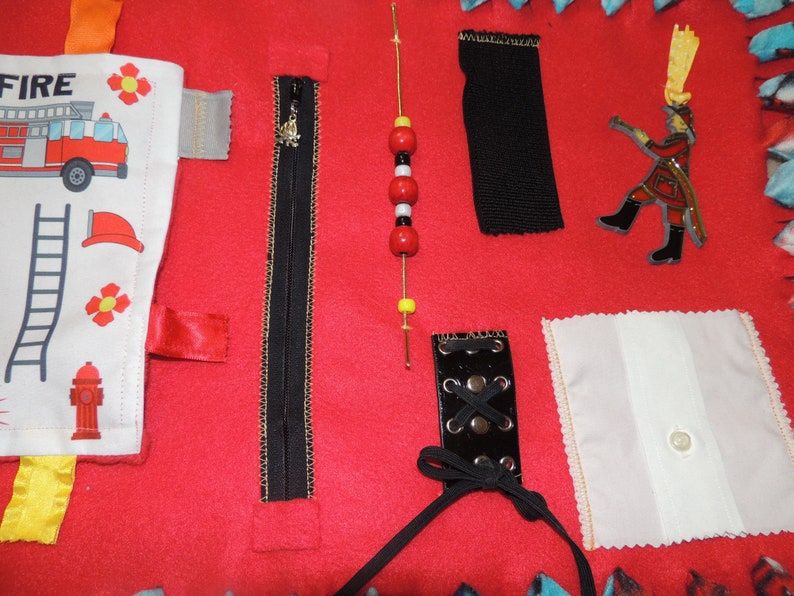 Fidget Mat Dementia FIRE FIGHTER Theme - Etsy