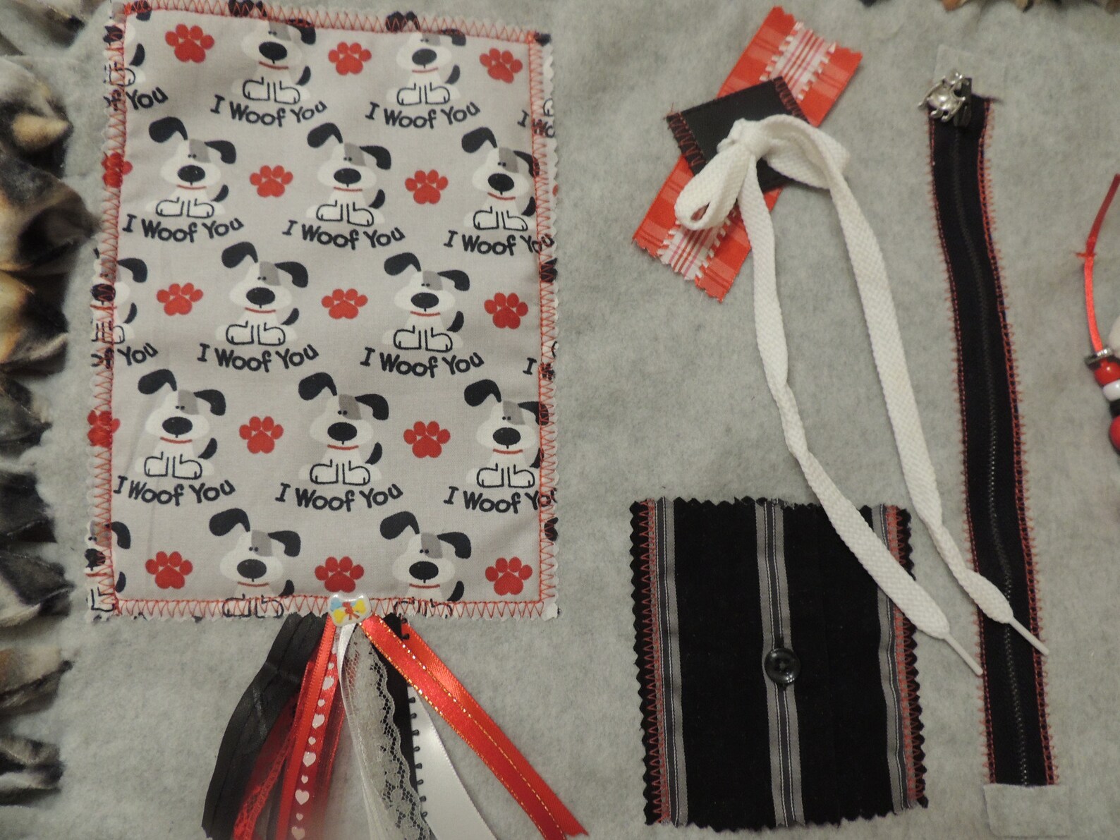 Fleece Fidget Mat Dementia DOGS Theme - Etsy
