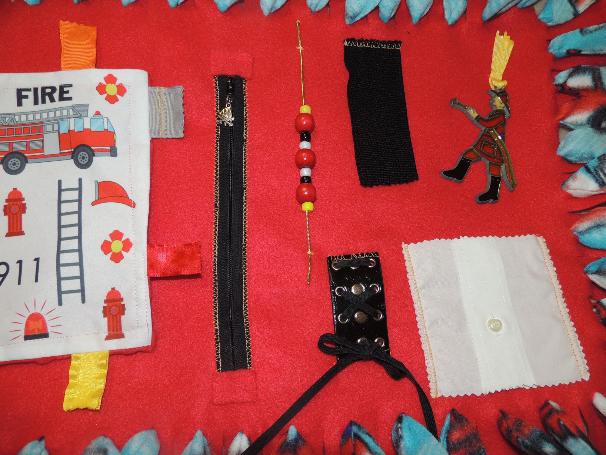 Fidget Mat Dementia FIRE FIGHTER Theme - Etsy