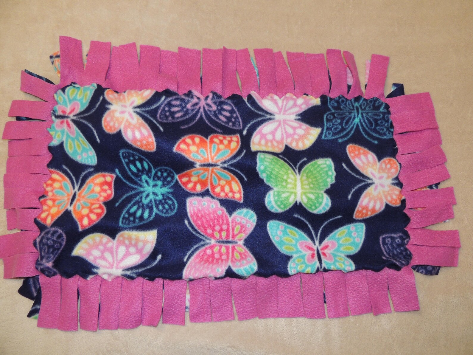 Fleece Handmade Fidget Mat Dementia BUTTERFLY Theme - Etsy