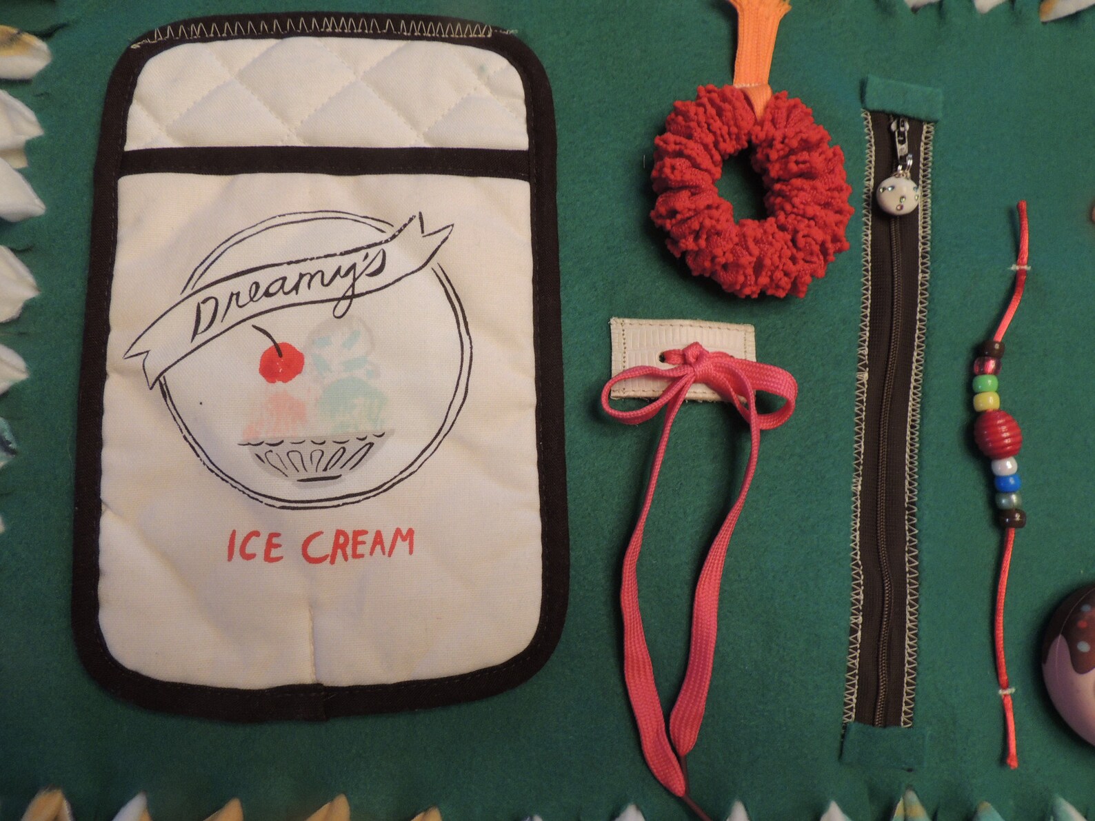 Fidget Mat Fleece Dementia FOOD COOKING - Etsy