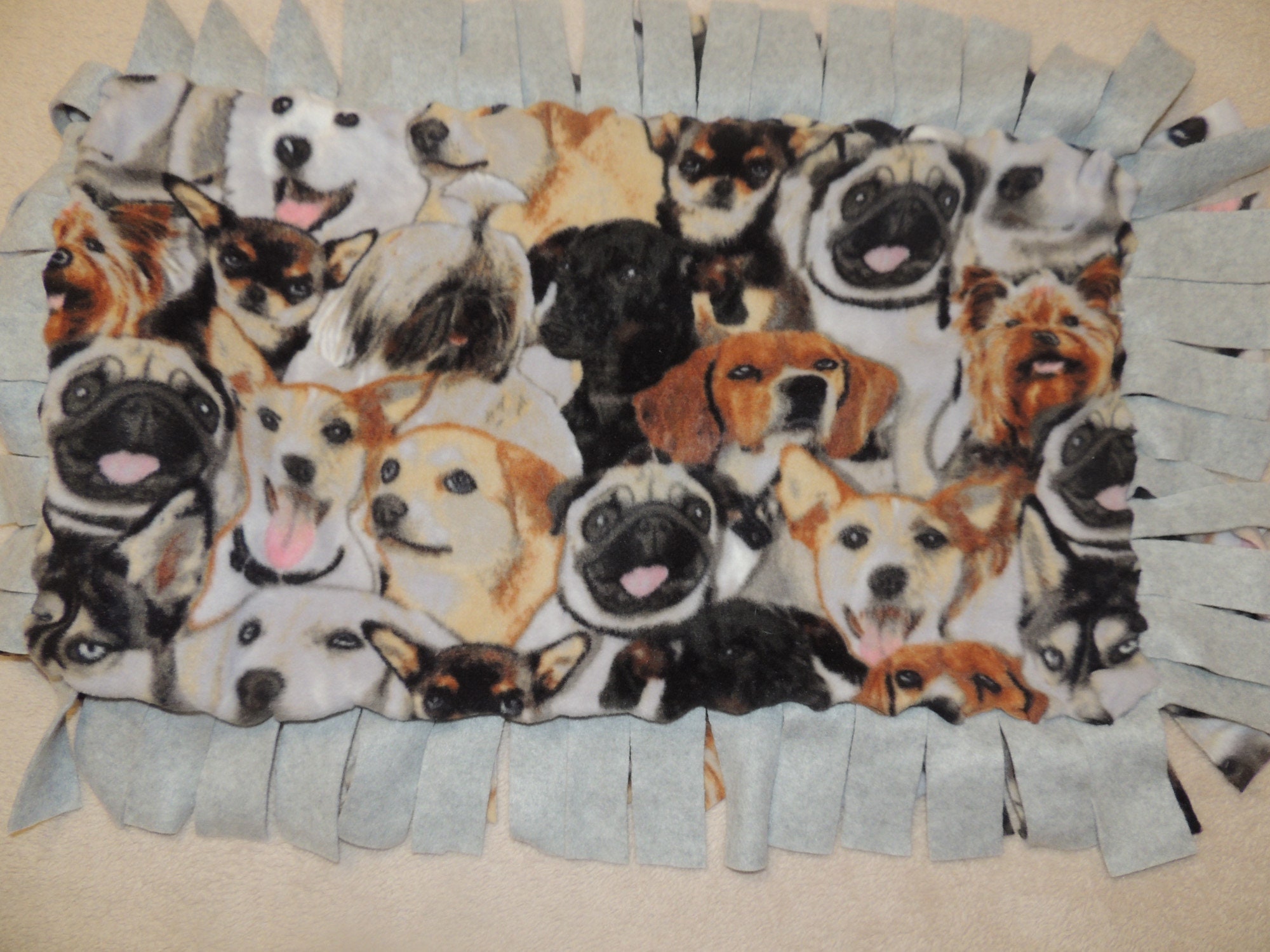 Fleece Fidget Mat Dementia DOGS Theme - Etsy