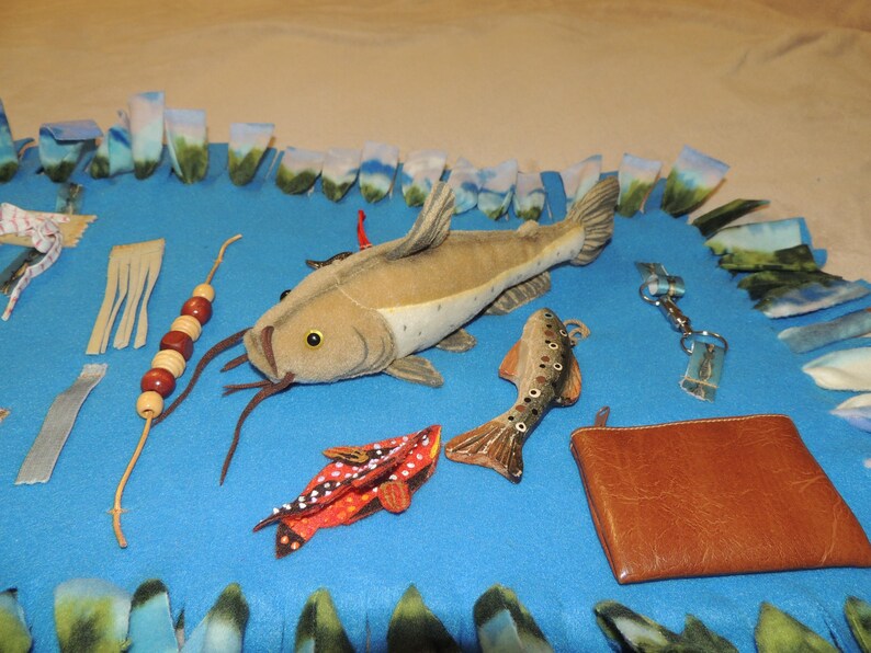Fidget Mat Dementia FISHING Theme - Etsy