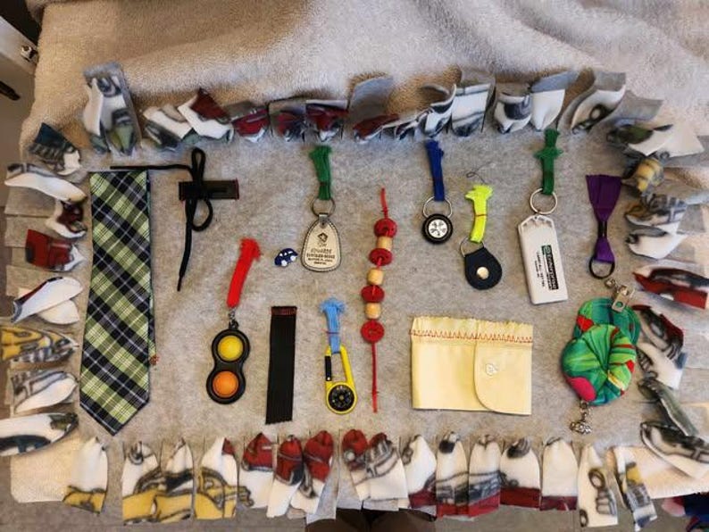 Fidget Mat Dementia CAR Theme - Etsy