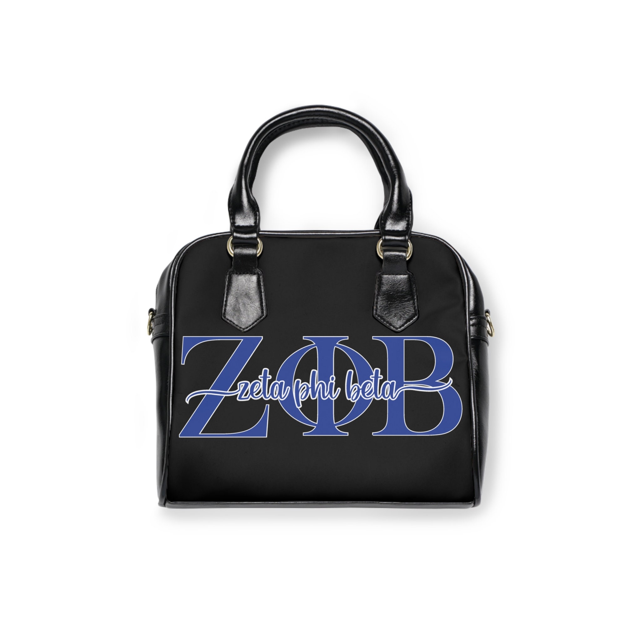 Zeta Phi Beta Shoulder Purse Elegance Meets Sorority Pride - Etsy