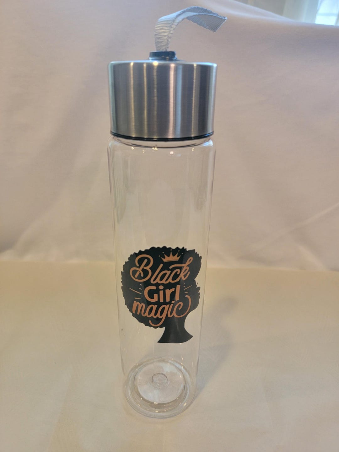 18oz Black Girl Magic Water Bottle – Leakproof & Durable, Bpa-free, Cap ...