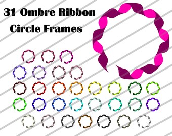 Circle Frame Ribbon - Etsy