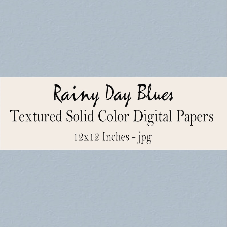 Dark Blue & Gray Paper Texture Digital Paper Pack, Blue and Gray ...