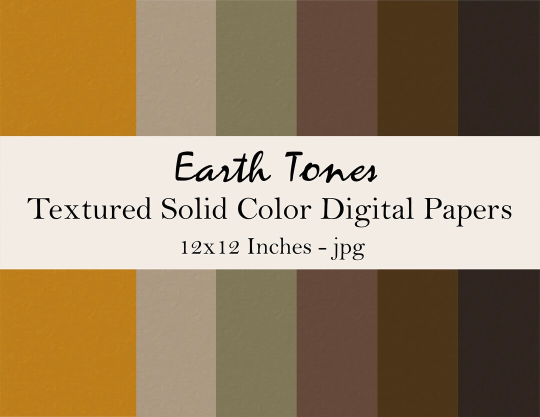 Earth Tone Digital Papers , Wallpaper Backgrounds, Scrapbooking ...