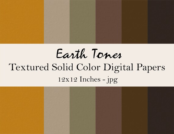 Earth Tone Digital Papers Wallpaper Backgrounds | Etsy