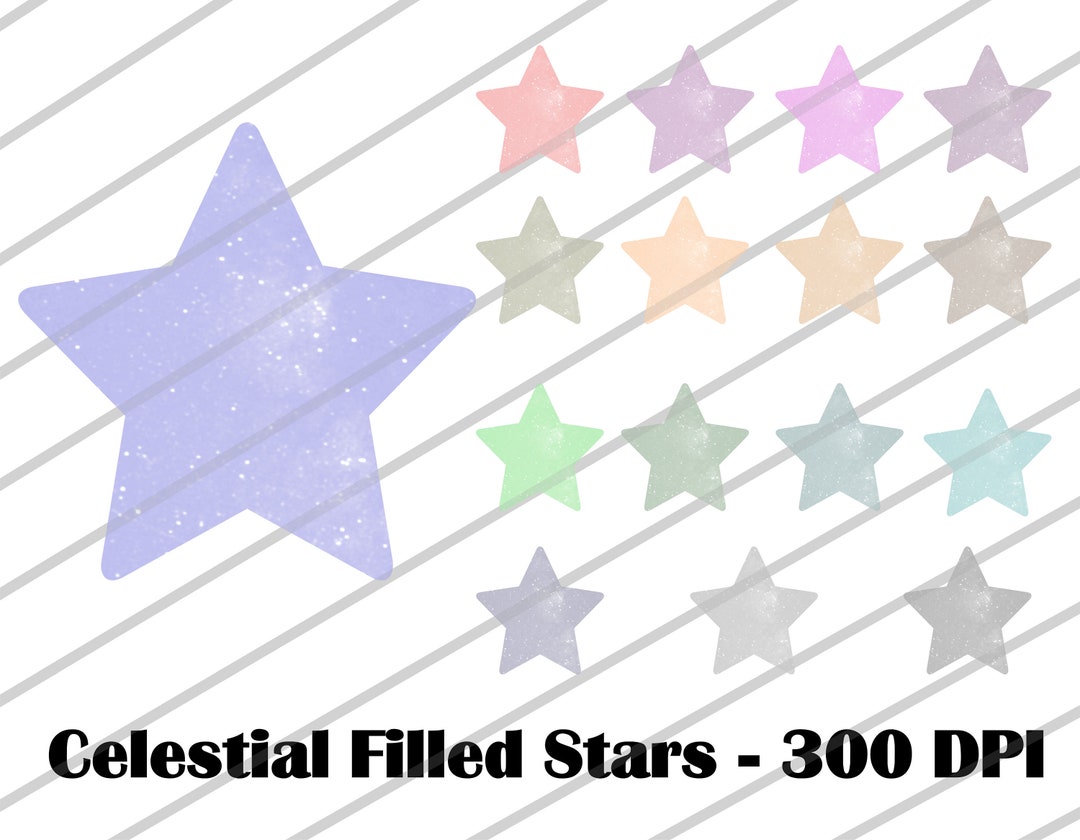 Cute Stars PNG Sublimation Transfer Digital File, Stars PNG Sublimation ...