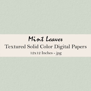 Mint Green Digital Paper Pack, Light & Dark Green Wallpaper Backgrounds ...