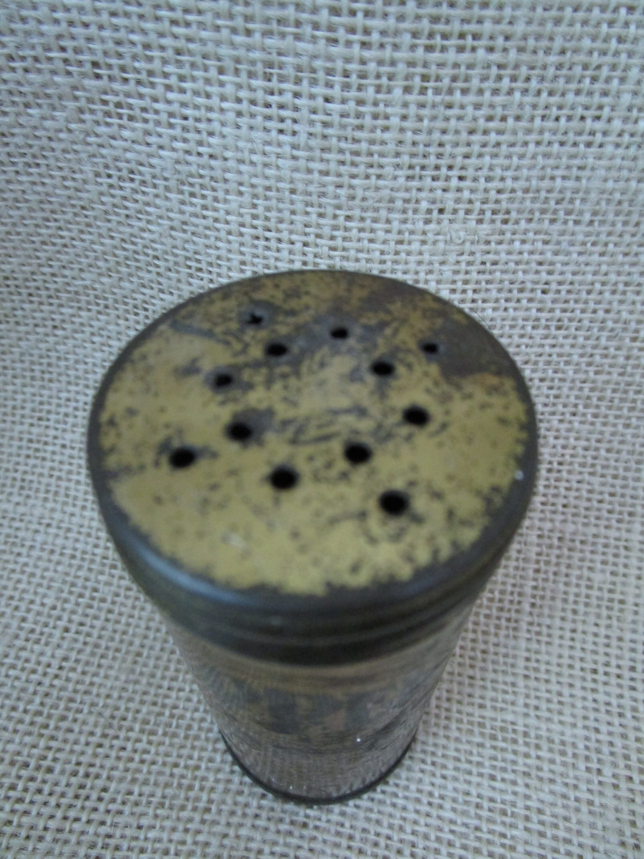 Vintage Tin Pepper Pepper Shaker - Etsy