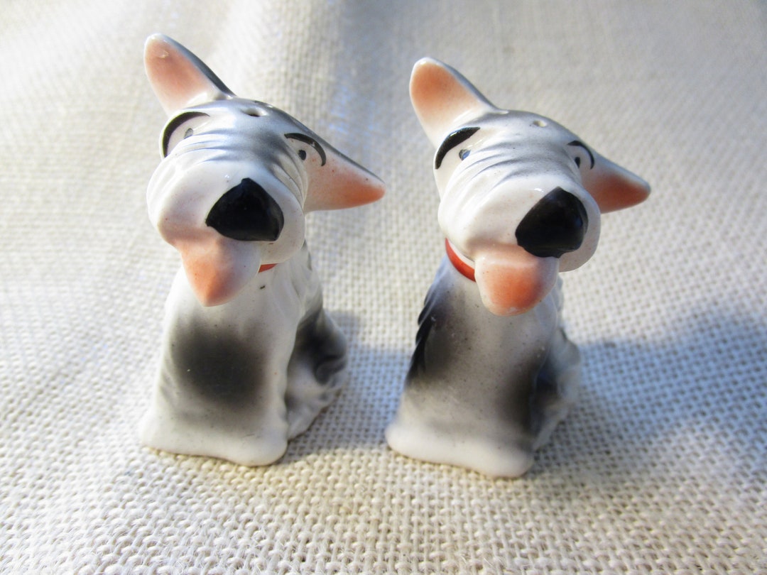 Cute Scottie Dogs Salt and Pepper Shaker Set - Etsy