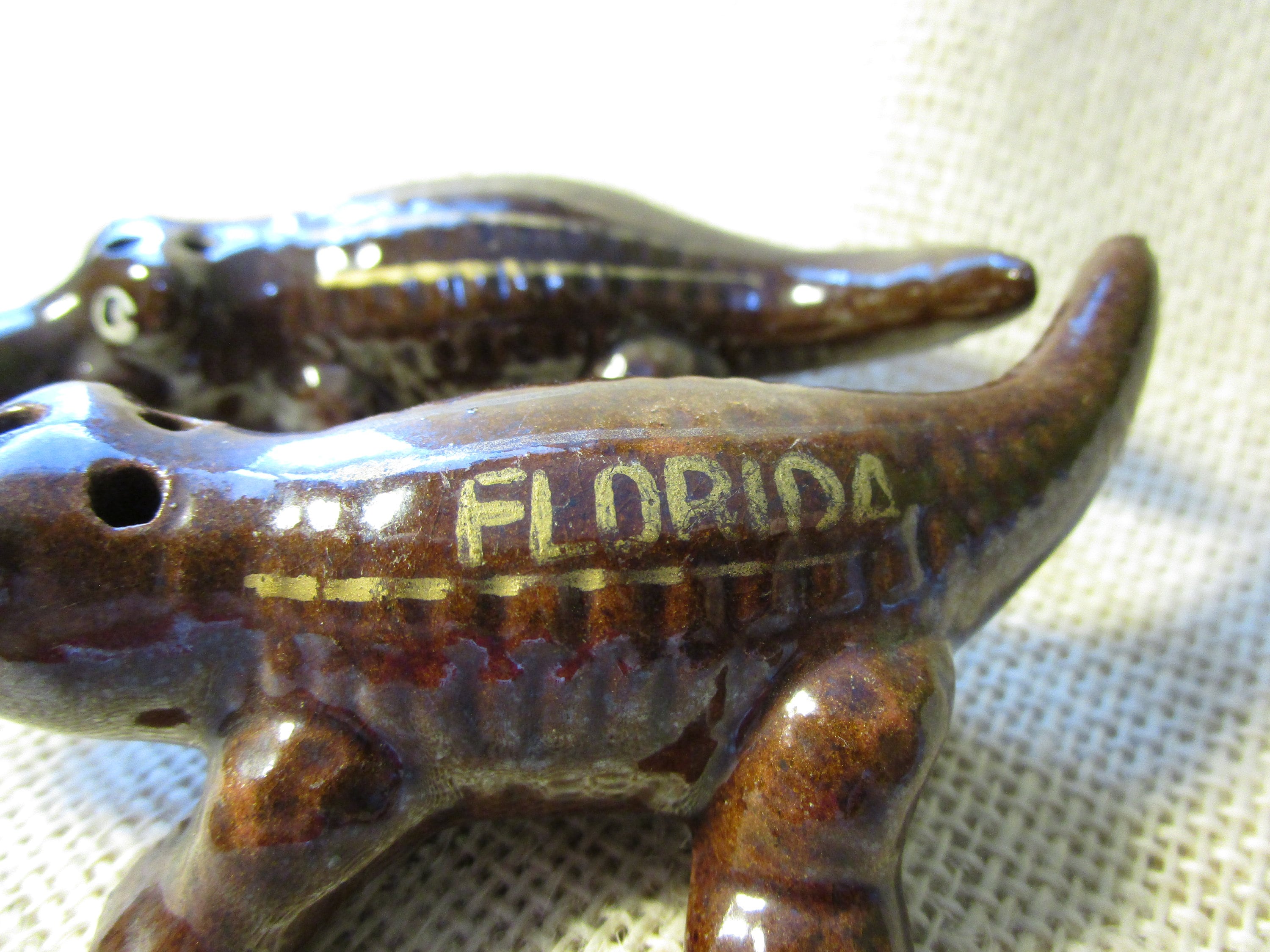 Alligator Salt and Pepper Shaker Set - Etsy