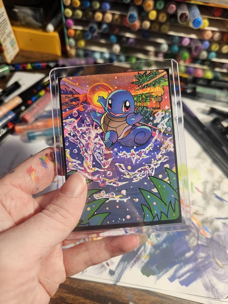 Custom Painted Pokemon Cards - Etsy