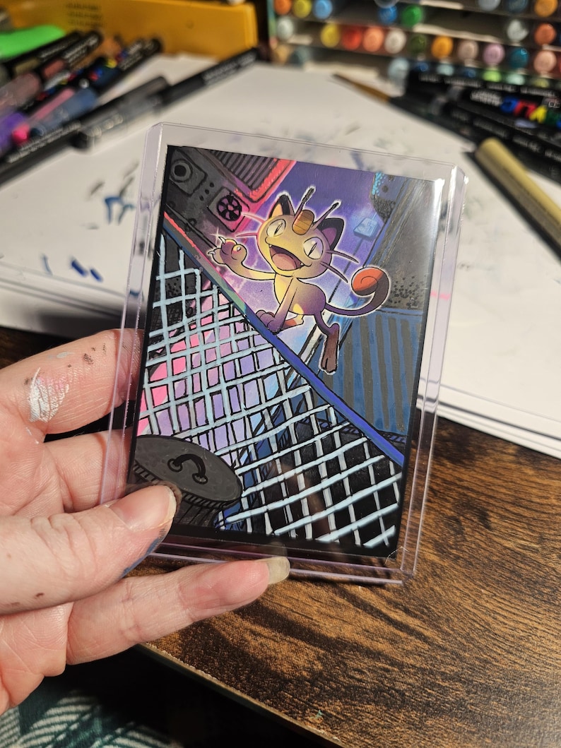 Custom Painted Pokemon Cards - Etsy