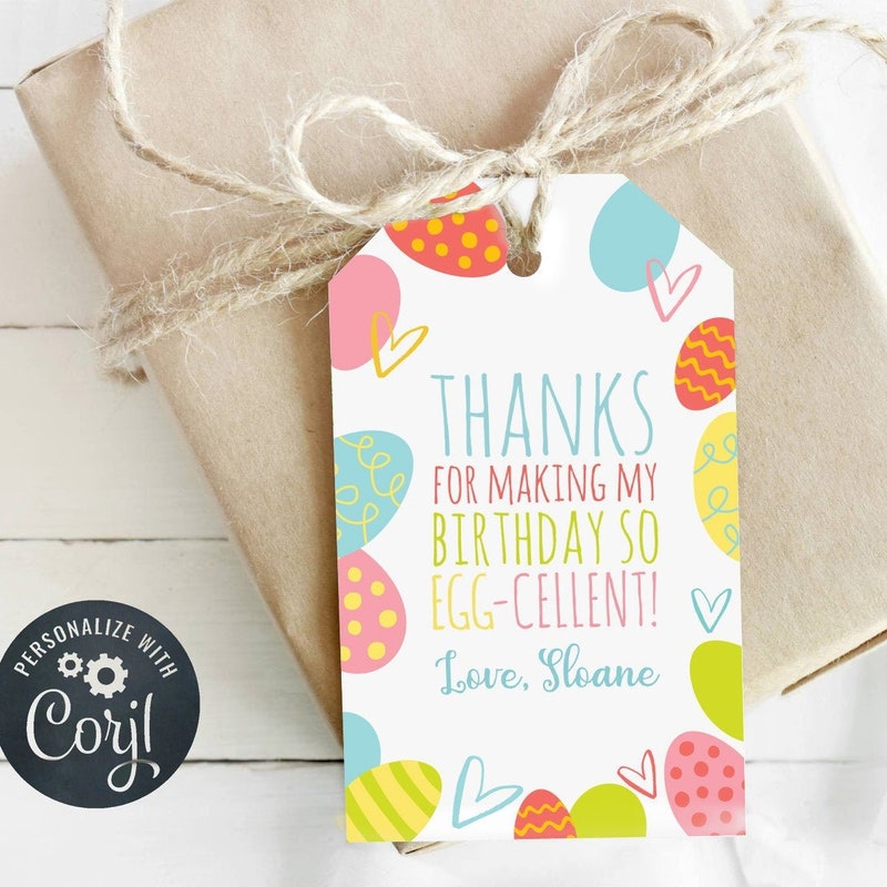 Easter Egg Gift Tag - 60+ Gift Ideas for 2025