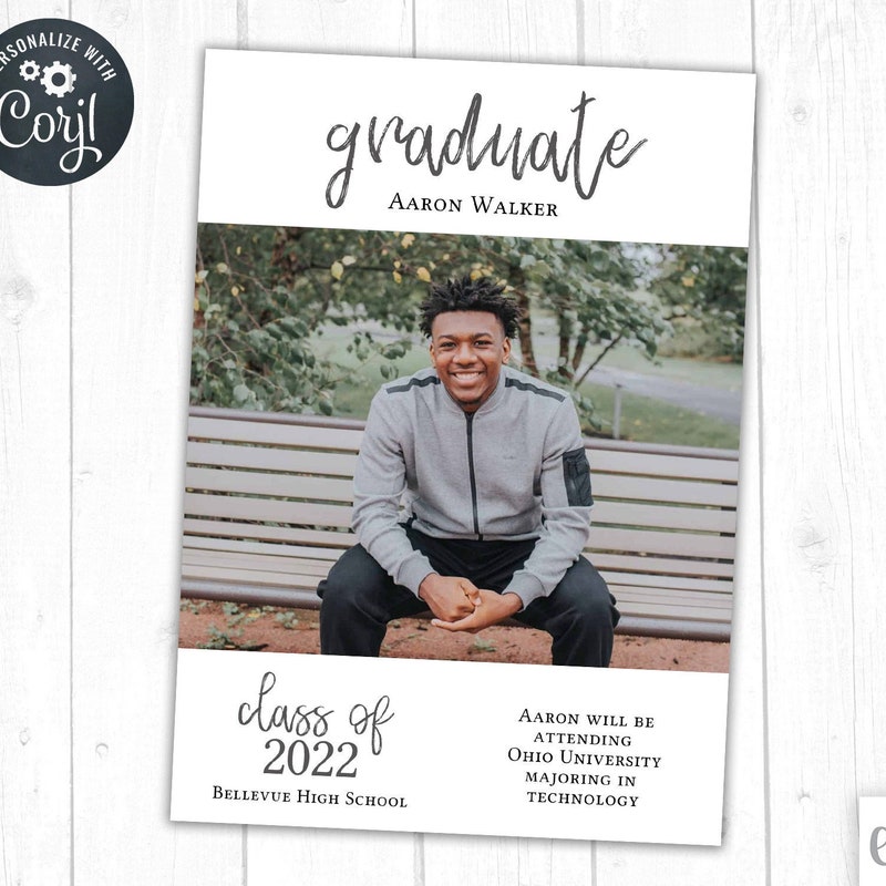 College Graduation Invitations - Etsy