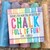 Sidewalk Chalk Birthday Tag, Chalk Full of Fun! Birthday Party Favor ...