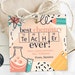 Science Teacher Gift Tag, End of School Thank You to Teacher, Teacher ...