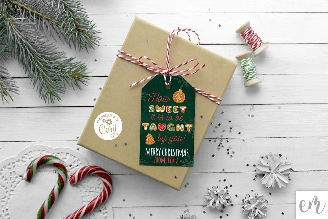 How Sweet It is to Be Taught by You, Sweet Treats Gift Tag, Teacher ...