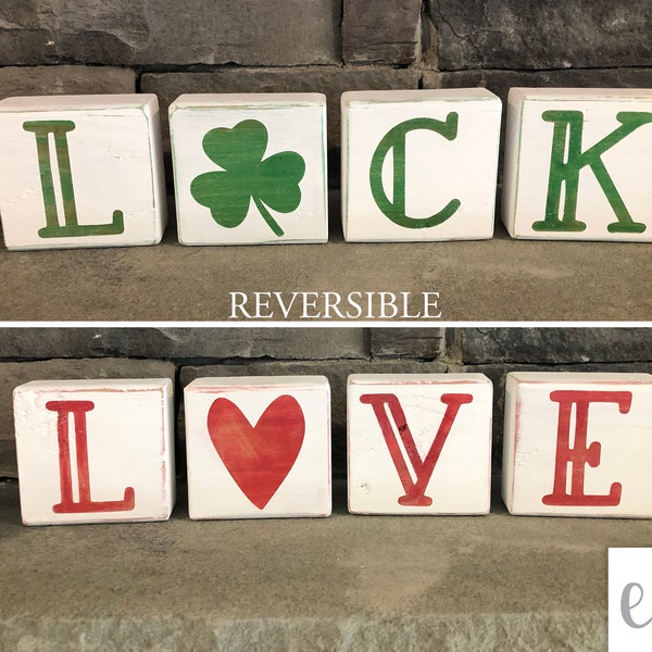 Reversible Wood Blocks - Etsy