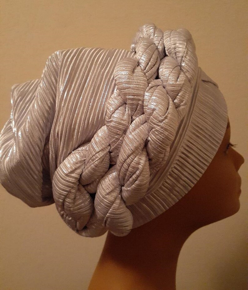 Fashionable Pleated Turban Headcap. New Ready to Wear Hijab Head Cap ...