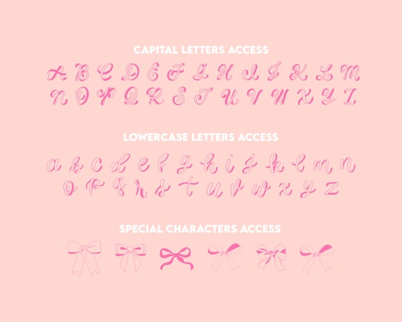 Coquette Font 🎀FONT FRIDAY🎀 🩷My Favourite Coquette Fonts🩷