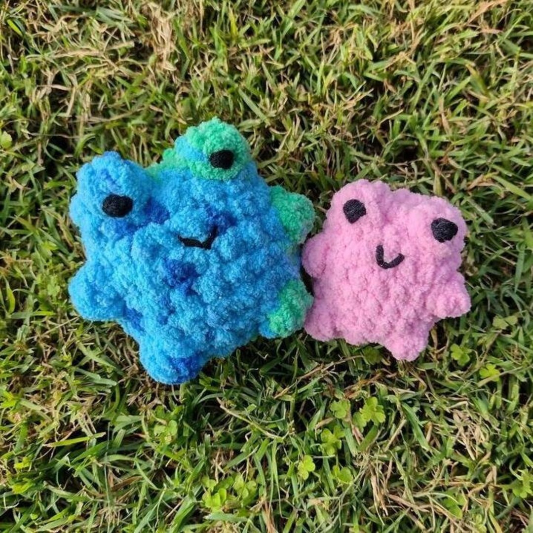 Plush Crochet Mini Frogs - Etsy