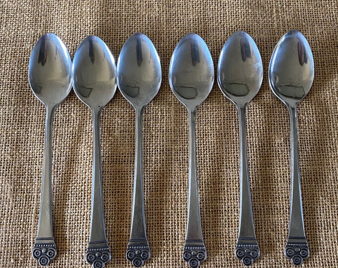 Vintage Japanese Stainless Spoons, National Silver COSTA MESA Spoons ...