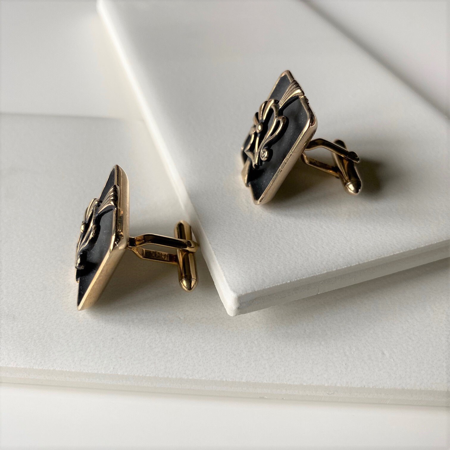 Vintage Swank Medieval Knight Cuff Links, Spartan Warrior Cuff Links ...