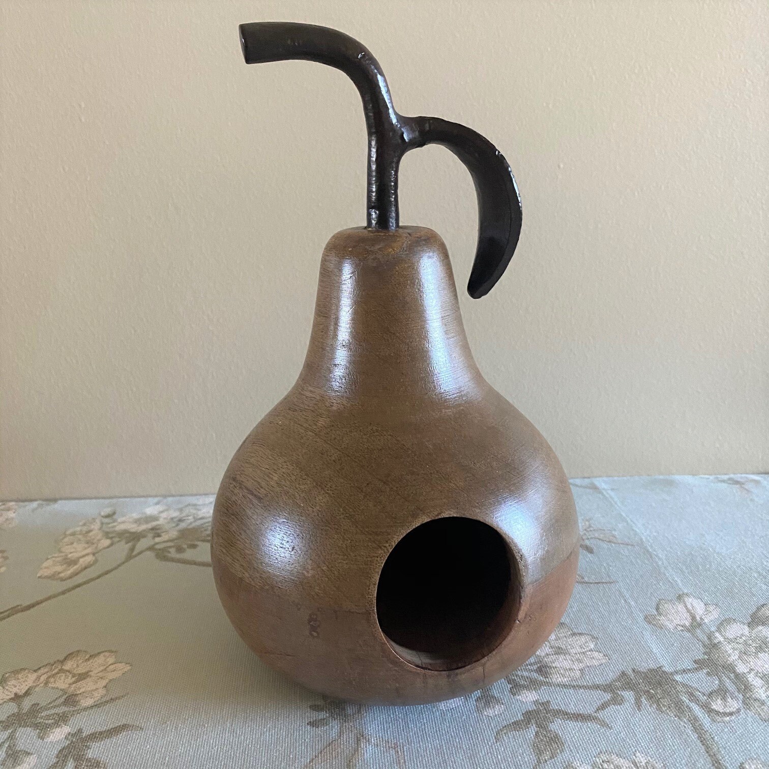 Vintage Rustic Pear Shaped Birdhouse Wood & Metal Pear Shaped - Etsy