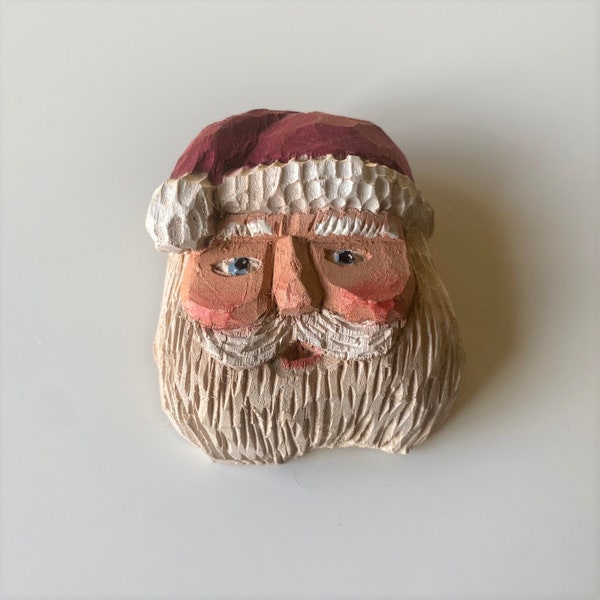 Folk Art Santa - Etsy