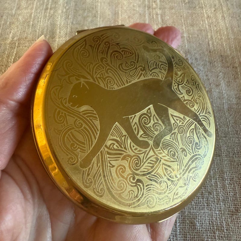 Cat Compact Mirror - Etsy