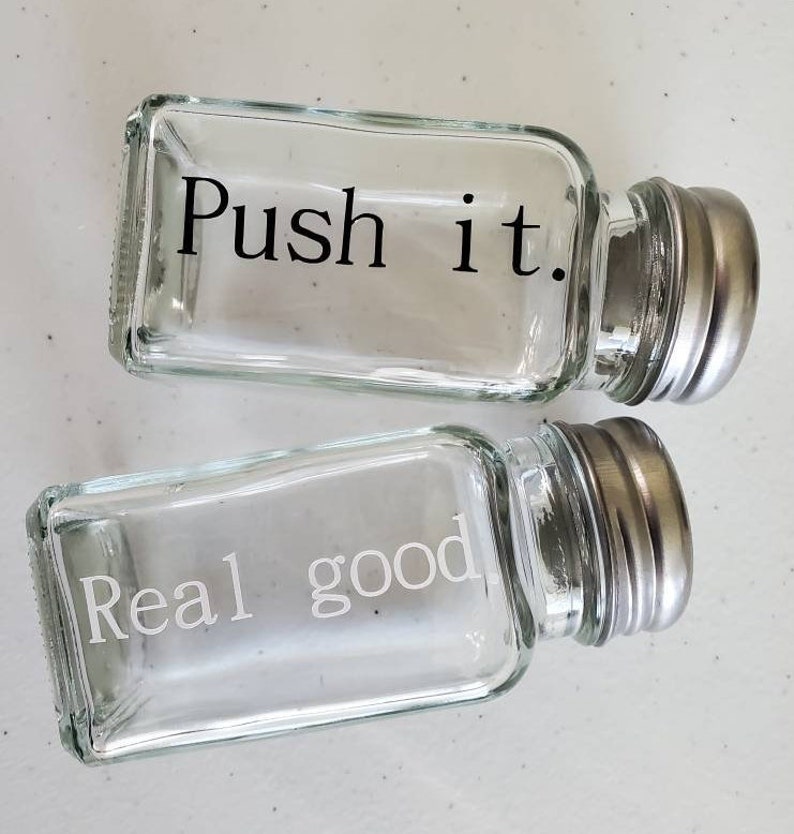 Push It Real Good Salt N Pepa Shakers 90s Music Kitchen | Etsy