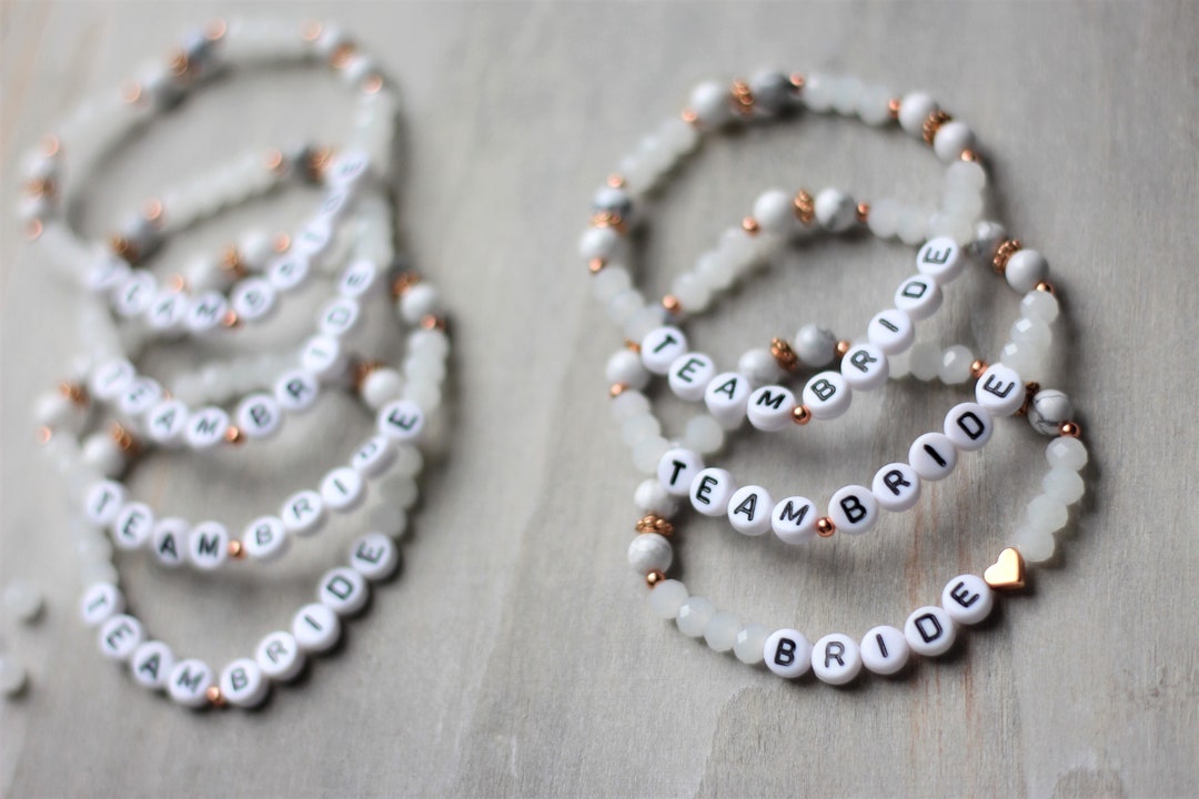 Team Bride Team Bride JGA Bracelets Bracelet Bachelorette - Etsy