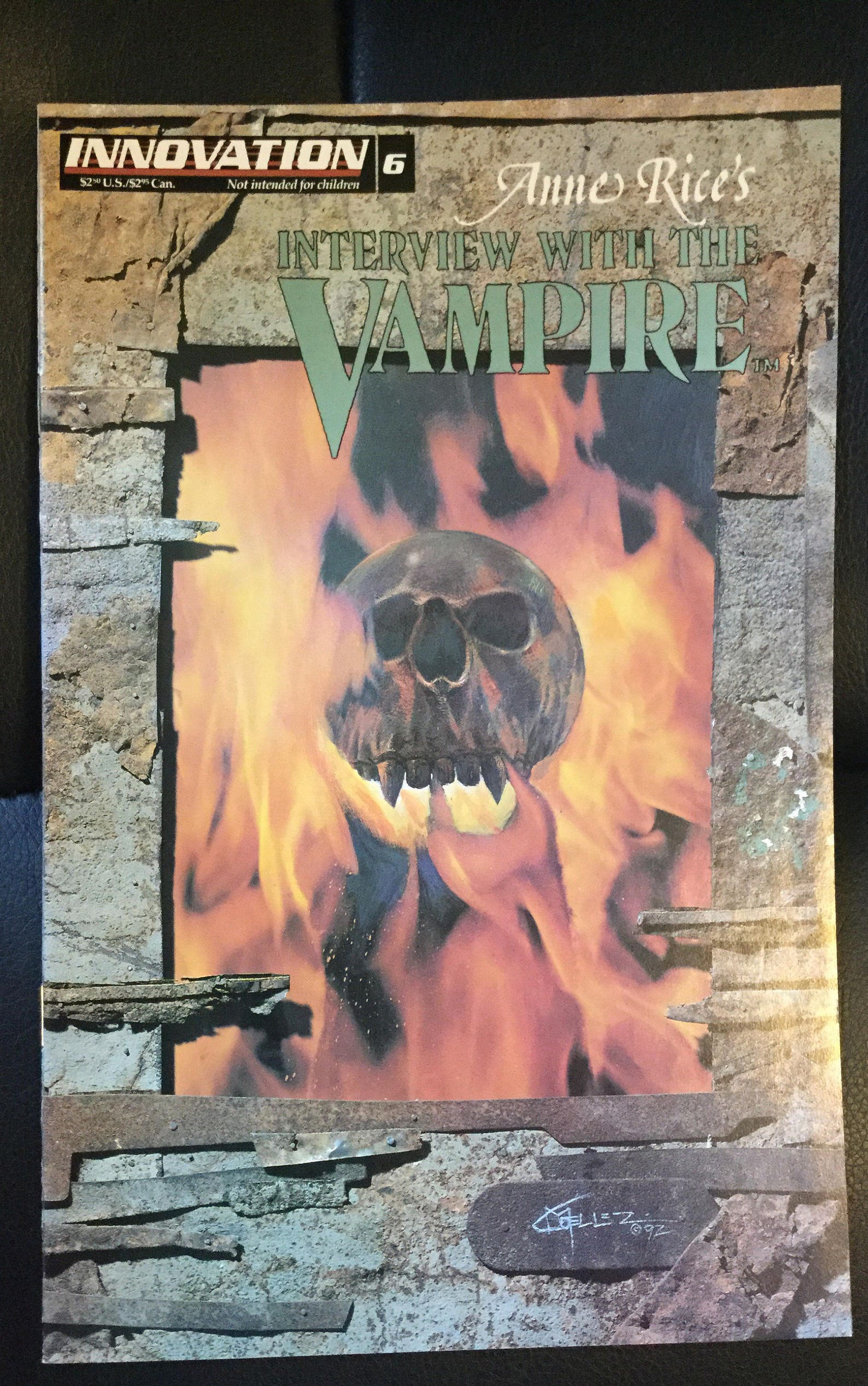 Interview With the Vampire 6 Comic Book - Etsy
