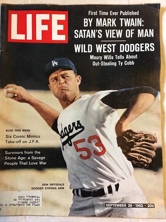 Vintage Life Magazine September 28 1962 wild West - Etsy