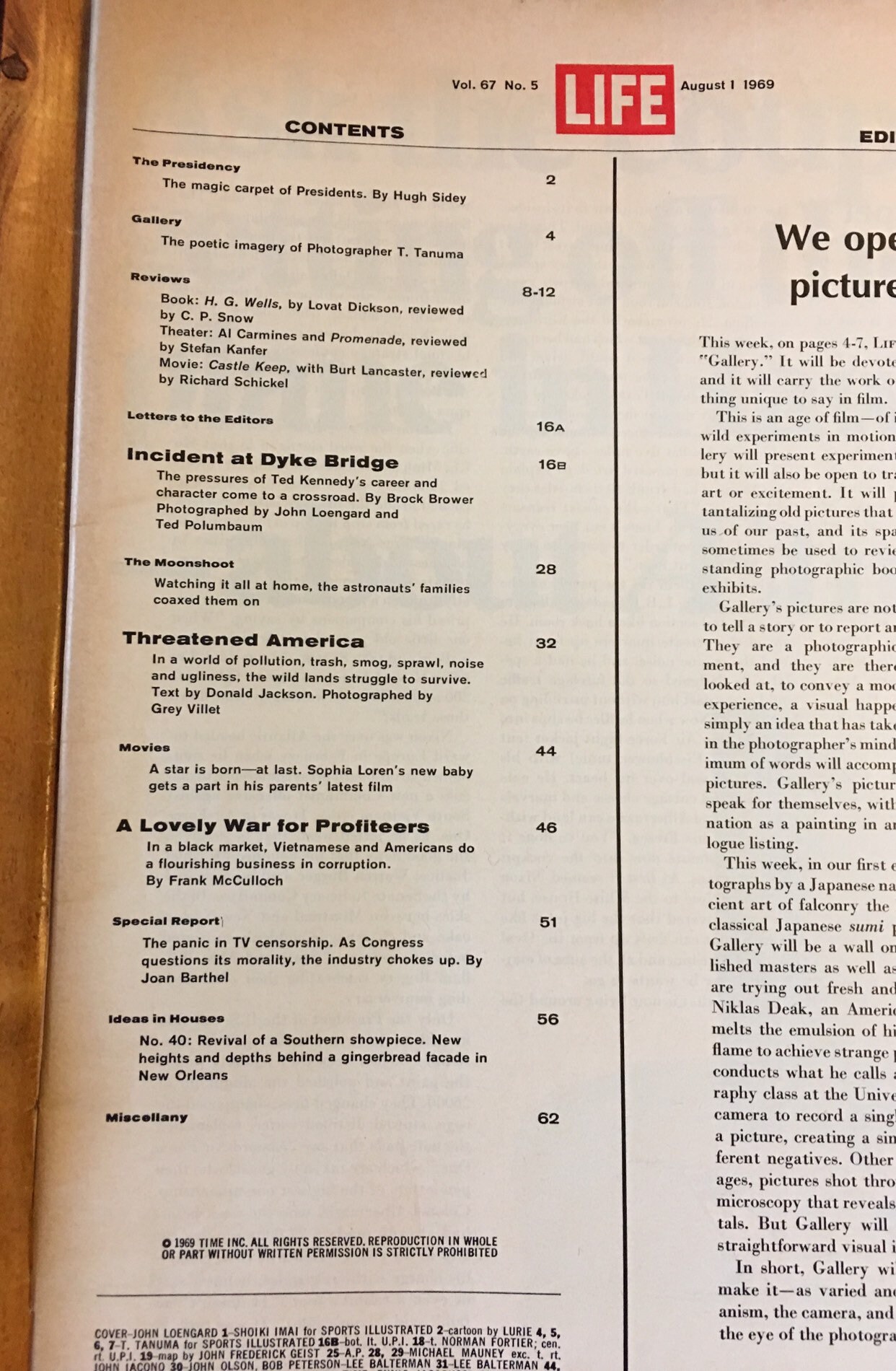 Vintage Life Magazine August 1 1969 the Fateful Turn - Etsy