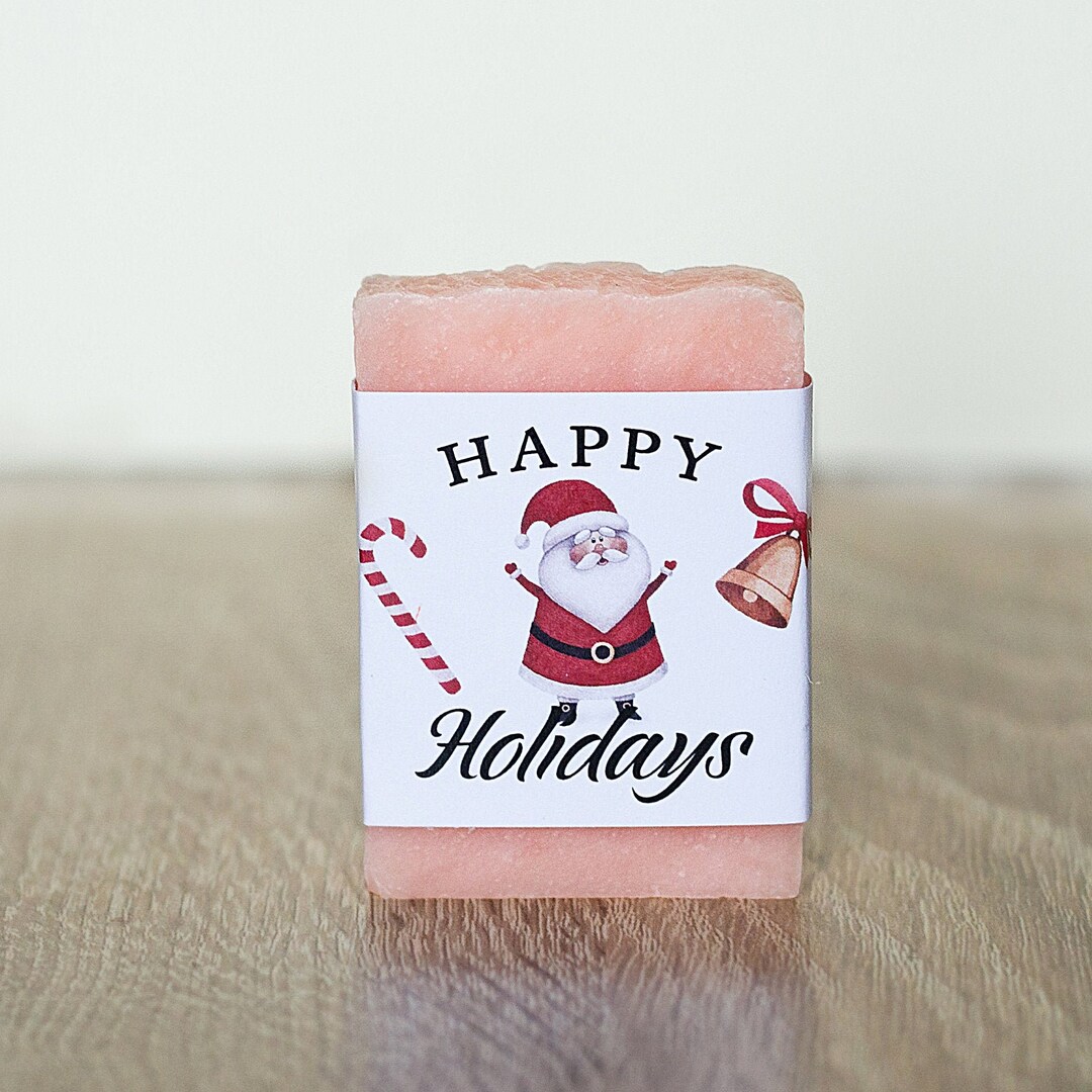 Santa Soap Favors, Mini Holiday Soaps, Christmas Party Favors - Etsy